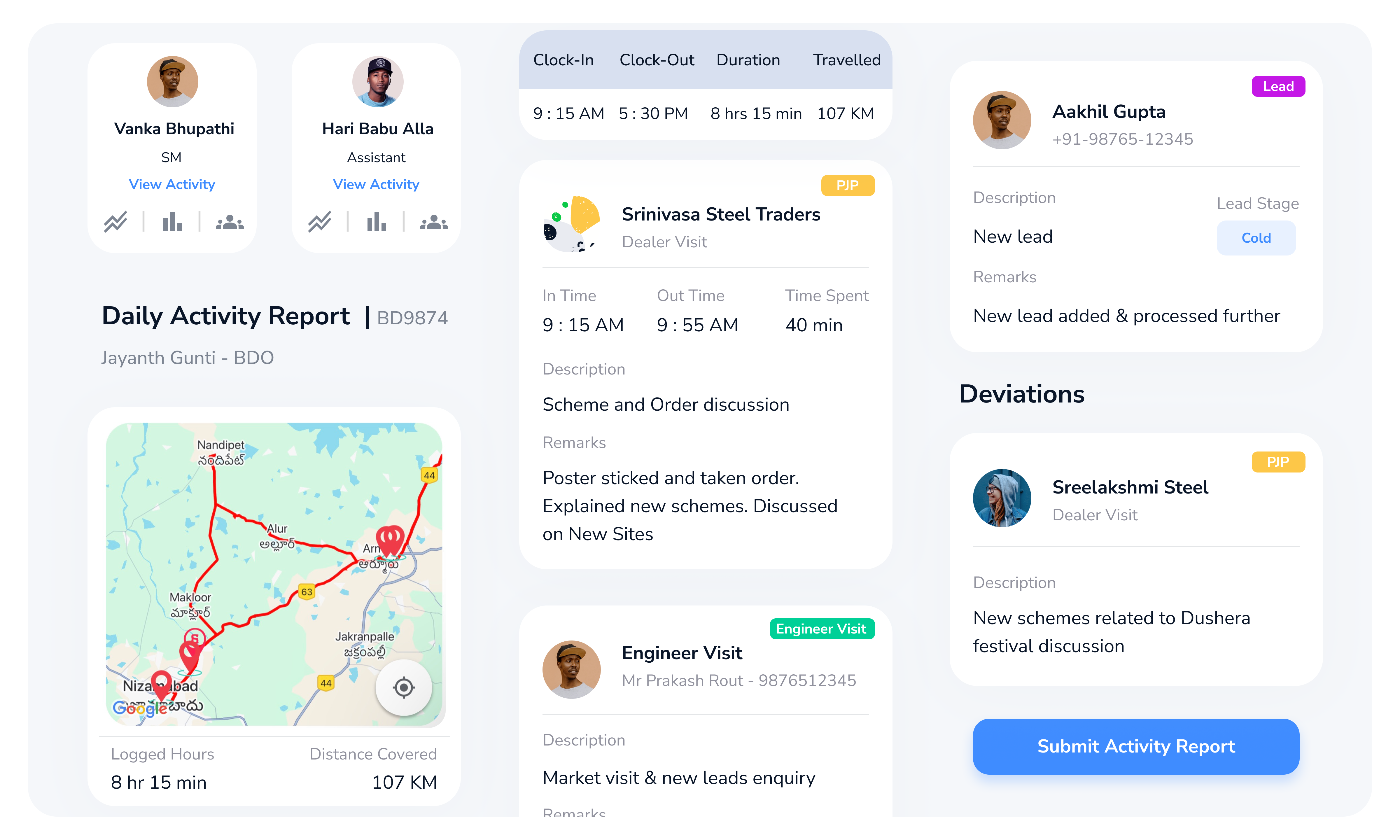 Field Tracking App - NxGn Suite